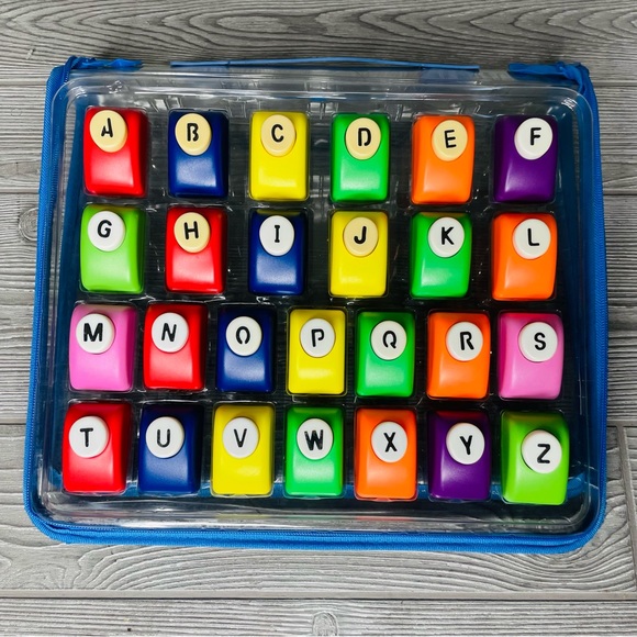 Office | Alphabet Letters Az Paper Punch Art Set Craft Scrapbooking In ...